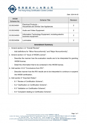 HKCC - Hong Kong Certification Centre